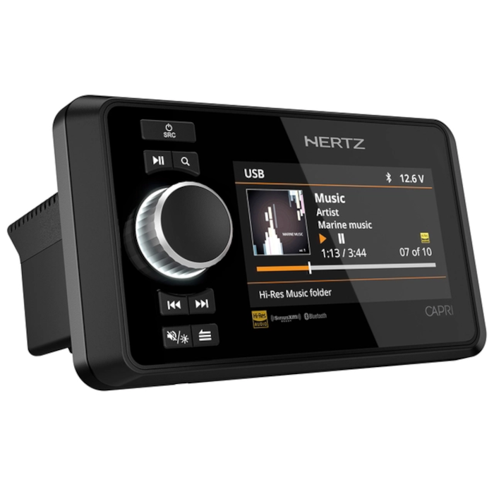 HERTZ CAPRI Marine radio m/bt 4,3"skjerm - Båtbua